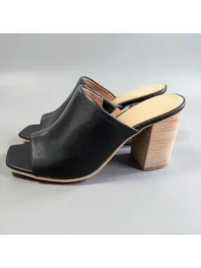 Lisa Vicky | Shoes | Lisa Vicky Virtuev Black Leather Sheep Nappa Block ...